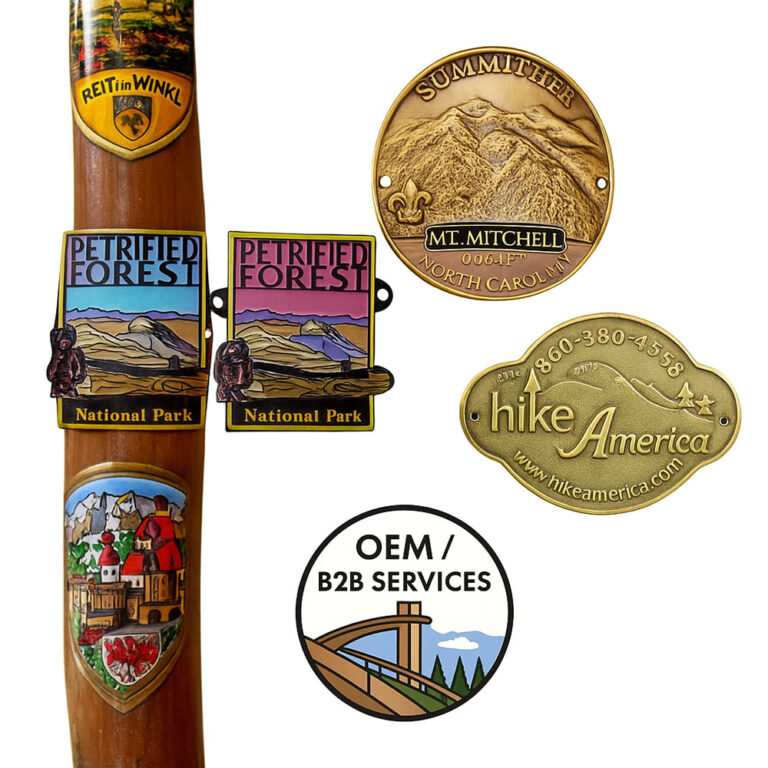 Custom Hiking Medallions – Design Yours Now