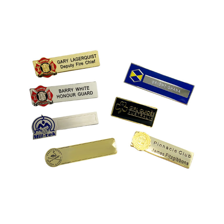 Metal Name Tag Archives | JS Pins