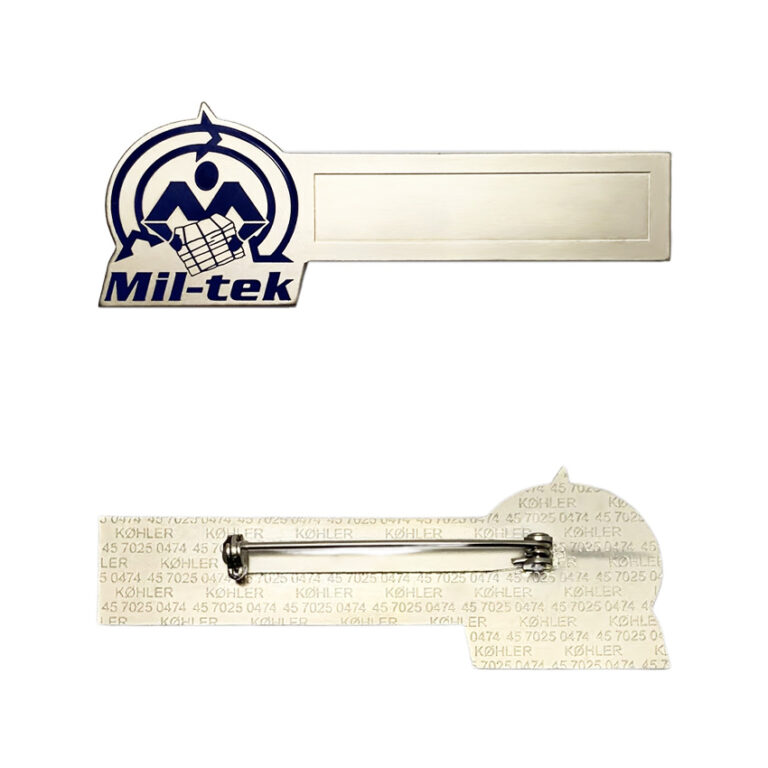 Custom Metal Name Tag | Printed Metal Name Badges