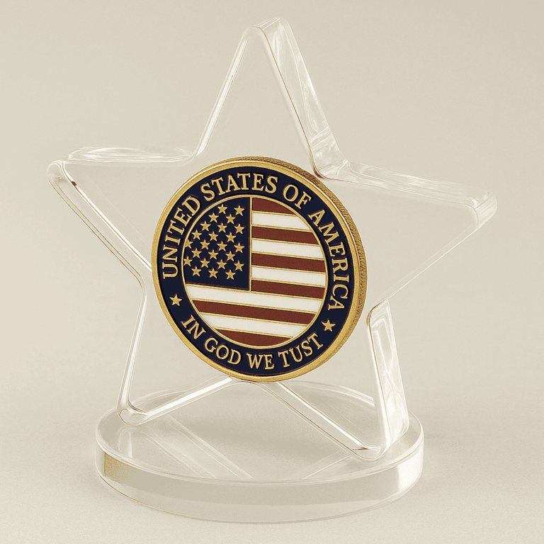 Custom Paperweight | Material Metal Acrylic Lucite | Low MOQ