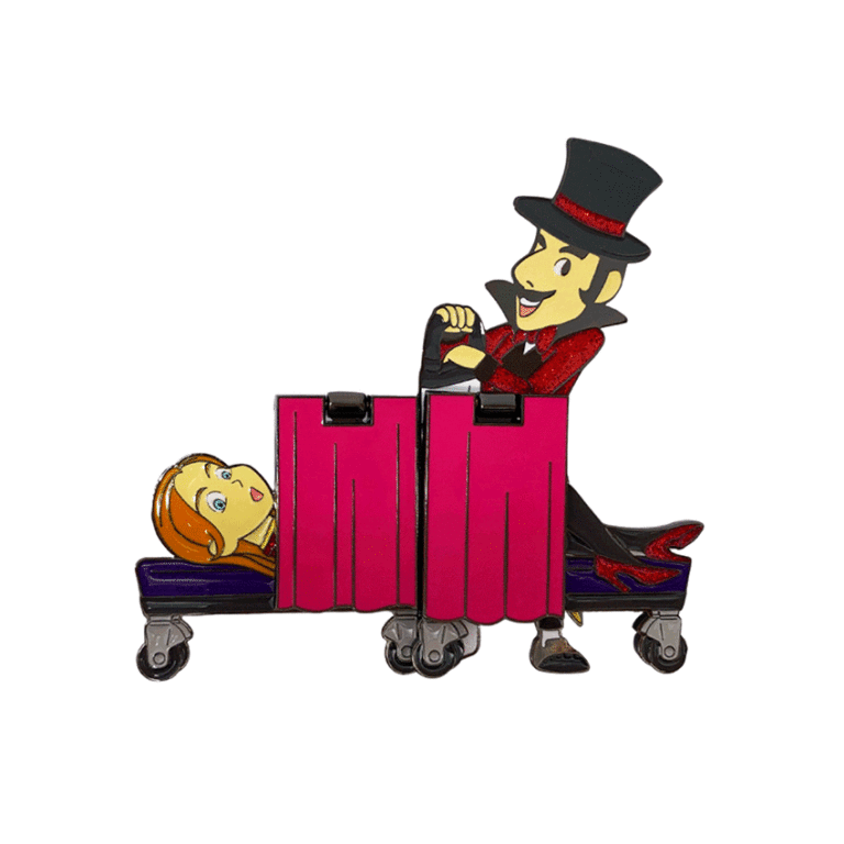 Spinning Enamel Pin | Sliding Enamel Pin | JS Pins