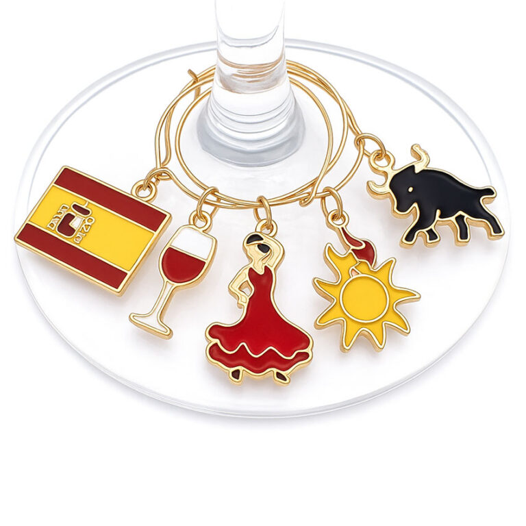 Custom Wine Charm | Wine Glass Markers | Jin Sheu